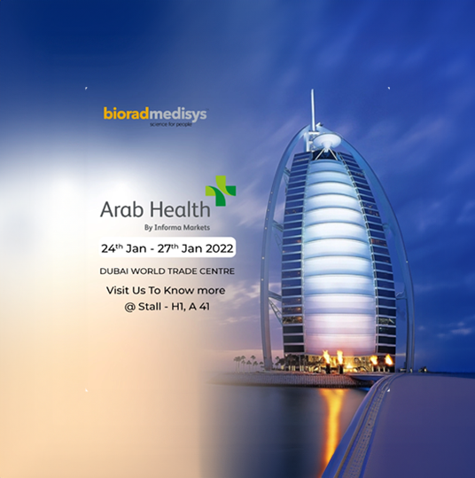 Arab Health 2022 by Informa Markets - Biorad Medisys | A Medical Device Manufacturing Company.